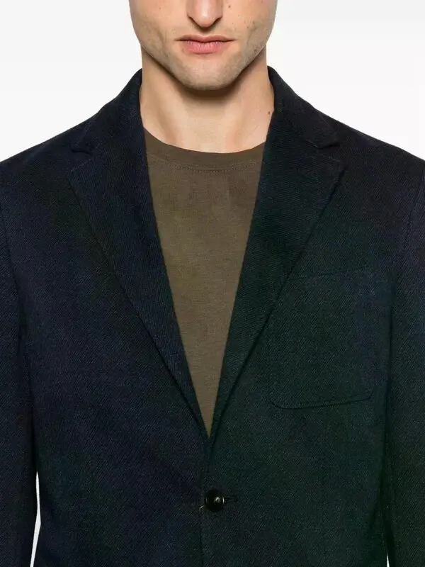 Canali Patch-pocket Two-button Blazer - Blue