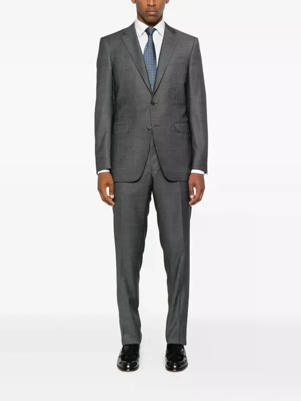 Canali Three-button Check Suit