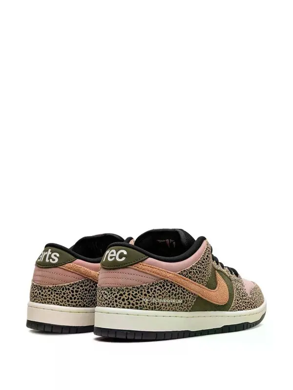 Nike X Arts-rec Animal-print Dunk Sneakers - Neutrals