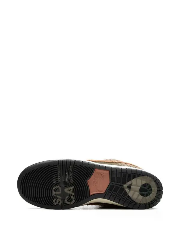 Nike X Arts-rec Animal-print Dunk Sneakers - Neutrals