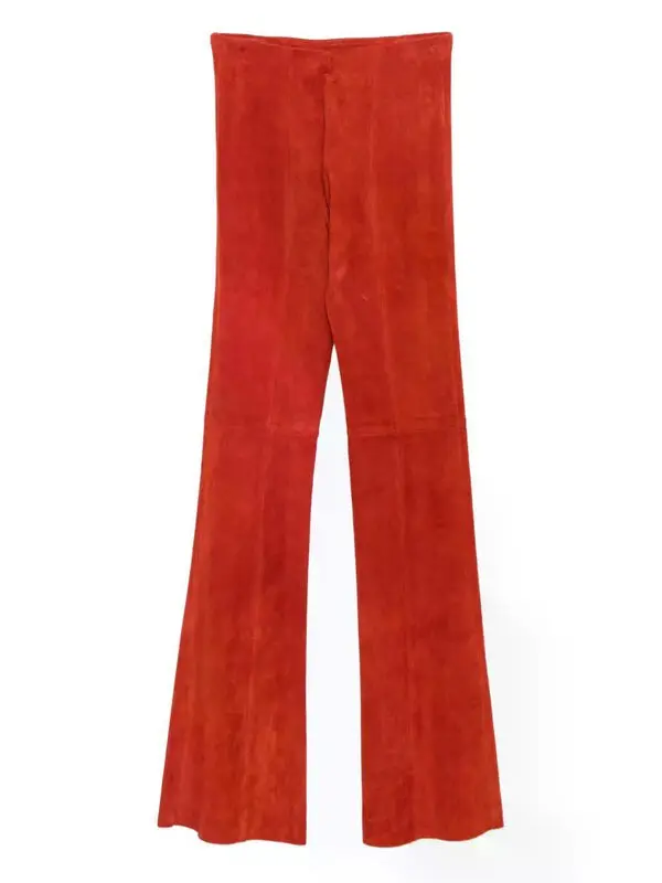 Stouls Panelled Flared Trousers - Orange