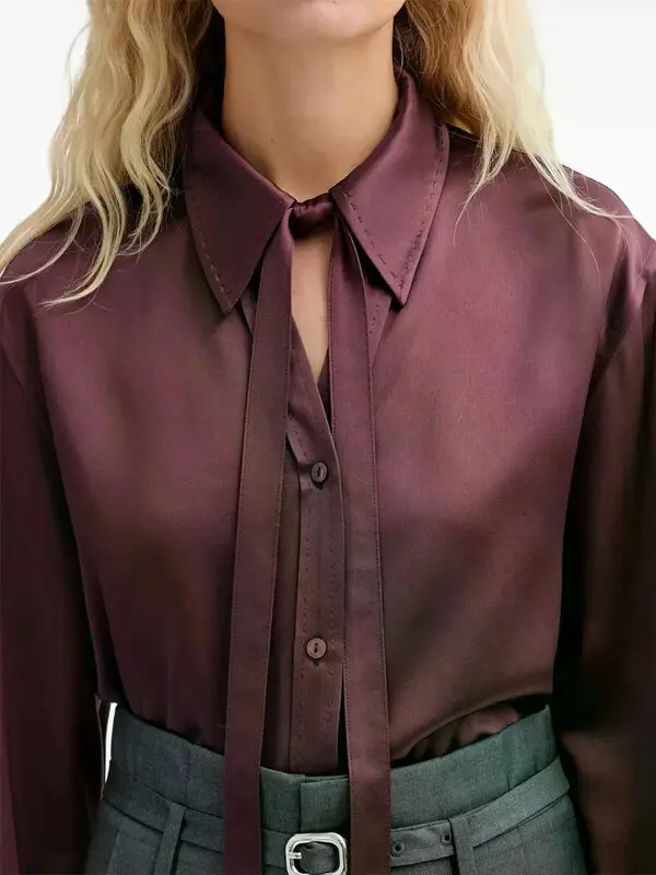 ISABELLE BLANCHE Tie-neck Shirt