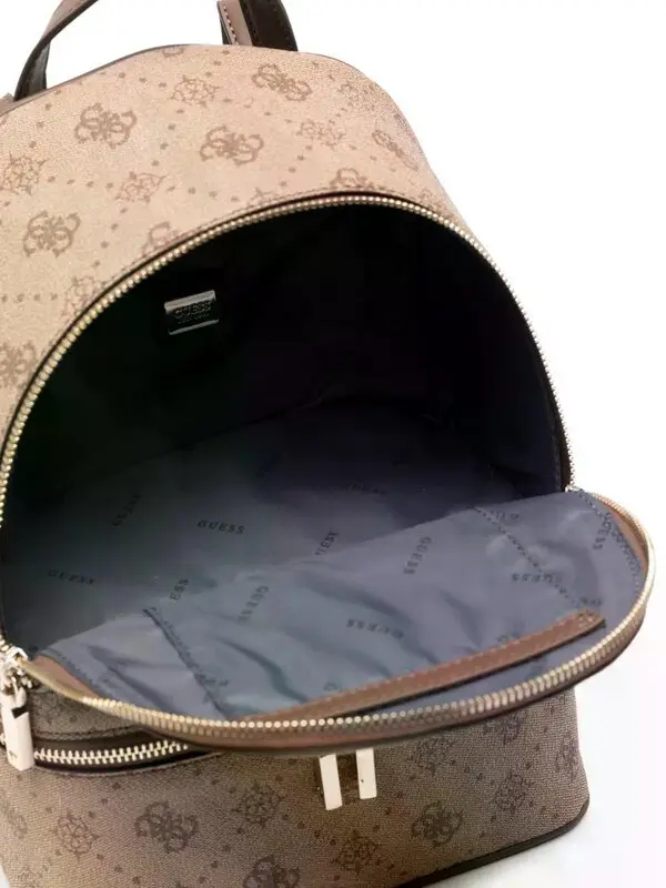 Guess Monogram Backpack - Brown