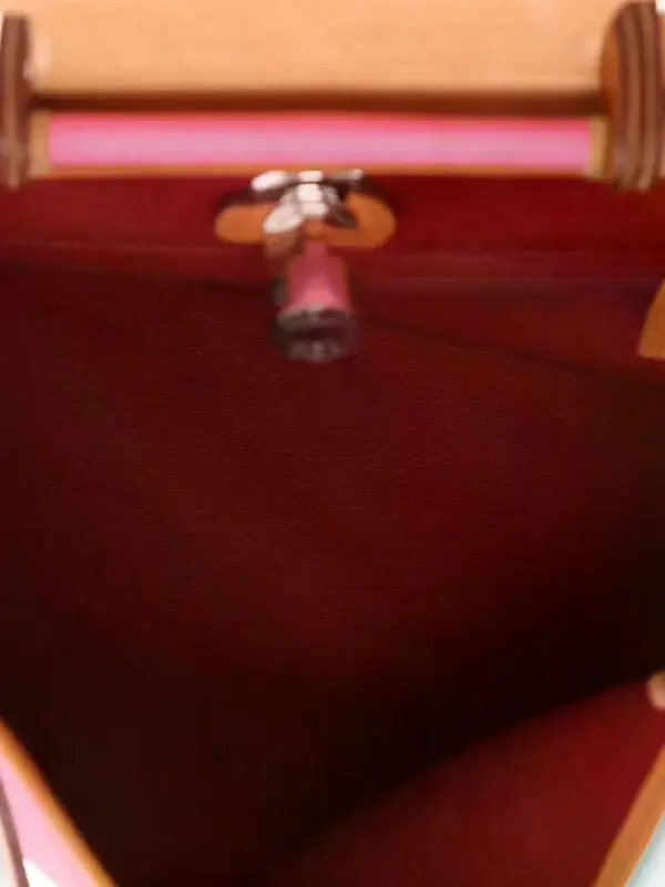 Hermès Herbag Removable-strap Handbag - Pink