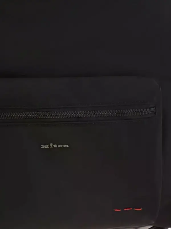 Kiton Zipped Backpack - Black