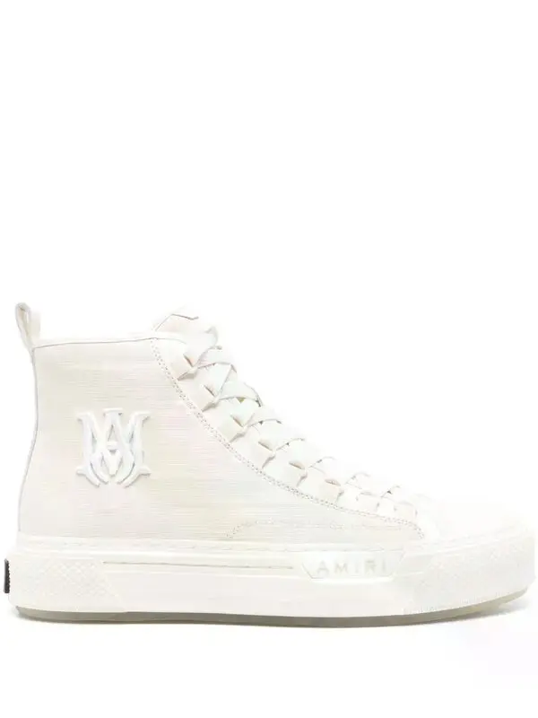 Amiri Ma Court High Top Sneakers - Neutrals