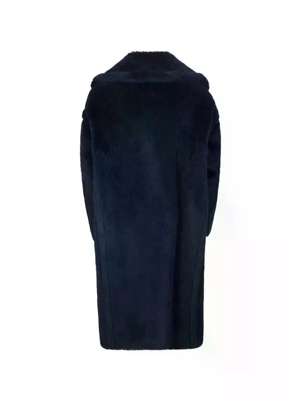 Max Mara Teddy Bear Icon Oversized Double-breasted Coat - Blue