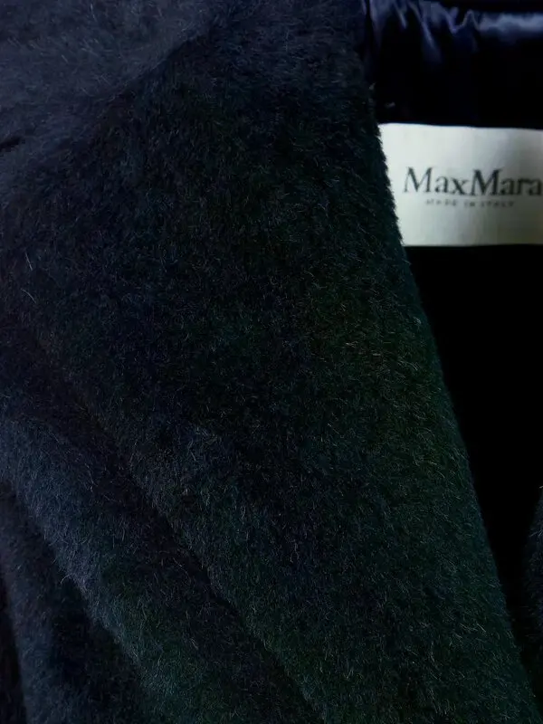 Max Mara Teddy Bear Icon Oversized Double-breasted Coat - Blue
