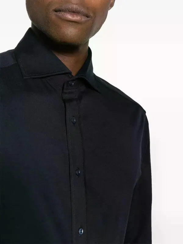 Brunello Cucinelli Spread-collar Cotton Shirt