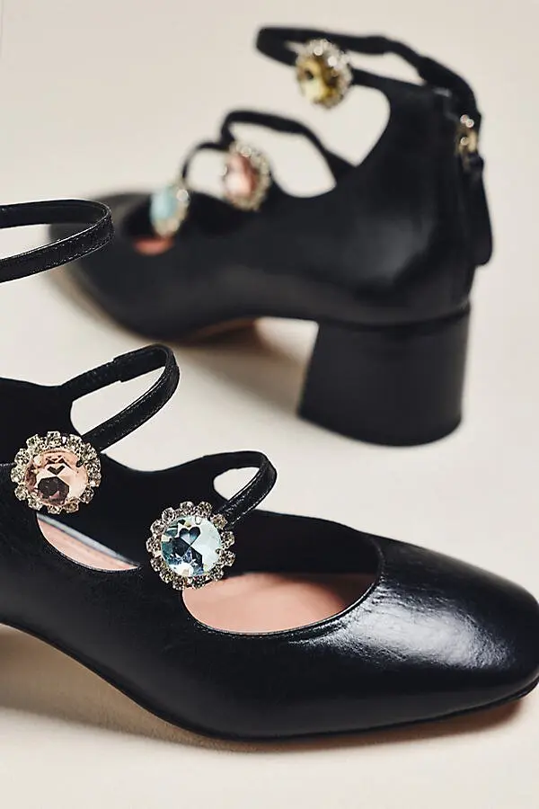 Maeve Crystal Gems Mary Jane Heels