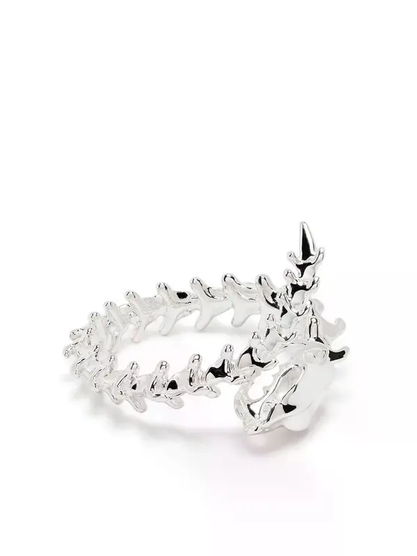 SHAUN LEANE Serpent Trace Wrap Ring - Silver