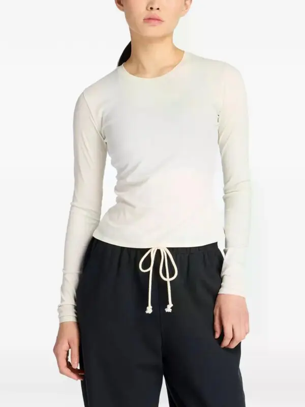 NEW BALANCE Ribbed-knit Long-sleeve T-shirt