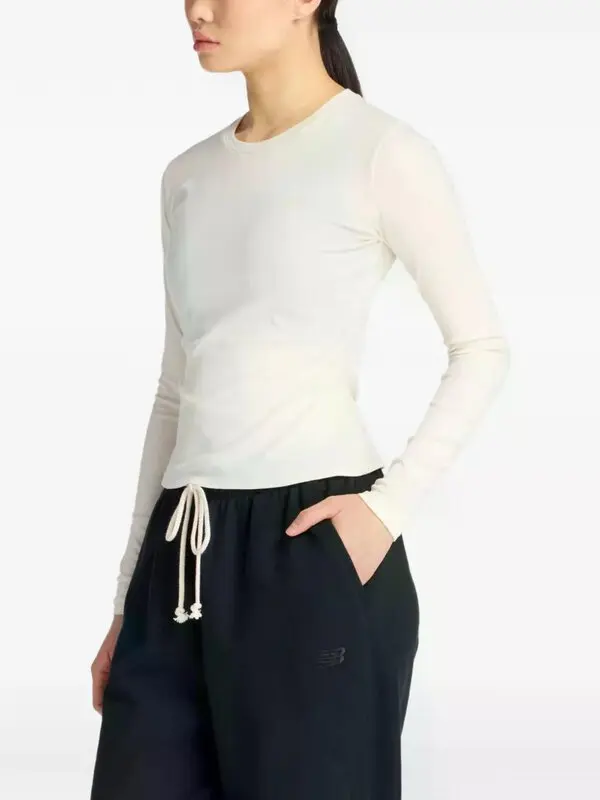 NEW BALANCE Ribbed-knit Long-sleeve T-shirt