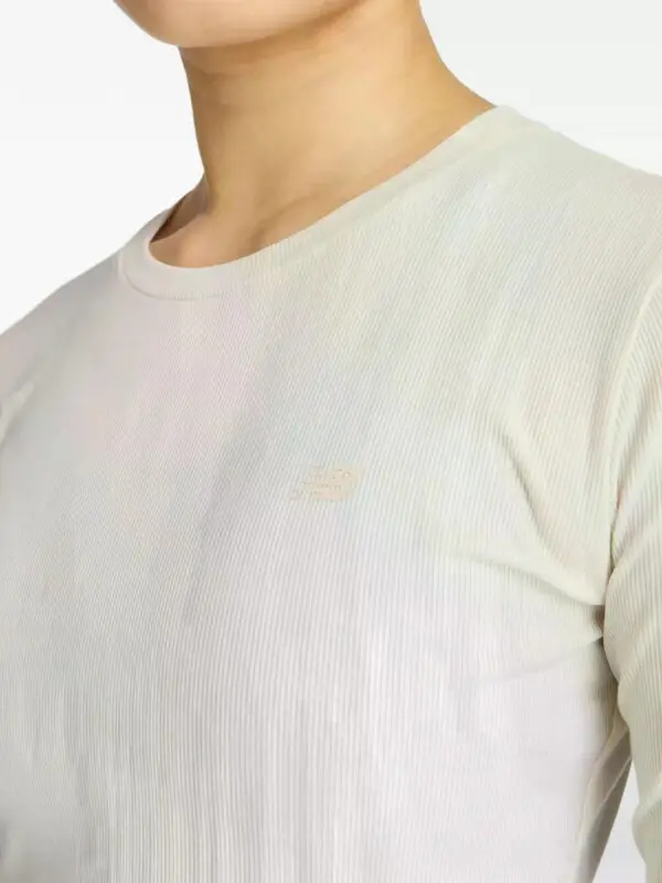 NEW BALANCE Ribbed-knit Long-sleeve T-shirt