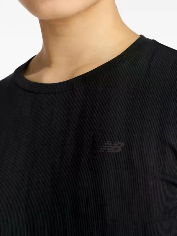 NEW BALANCE Ribbed Knit Long-sleeve T-shirt
