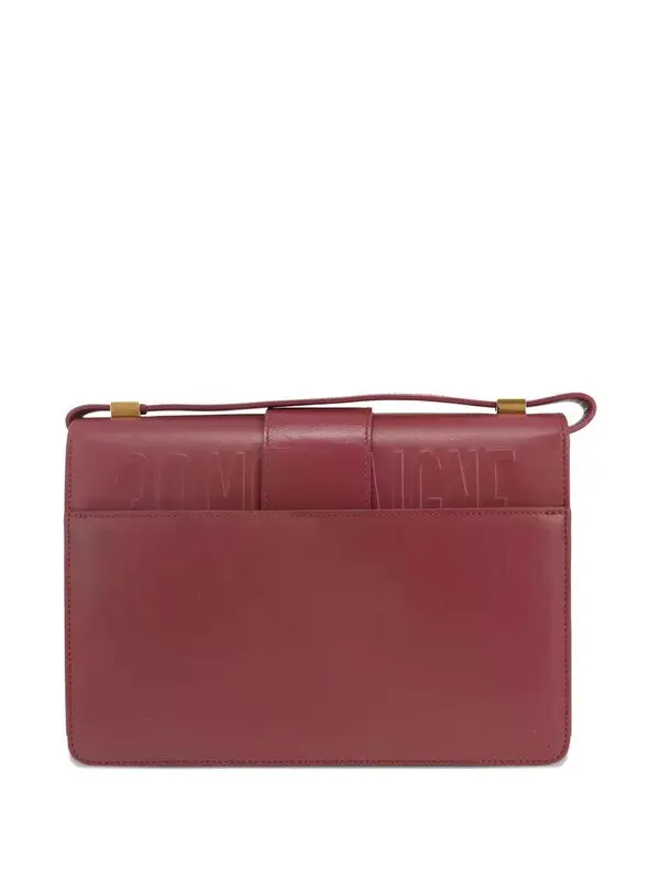 Dior 2020s 30 Montaigne Leather Handbag - Red