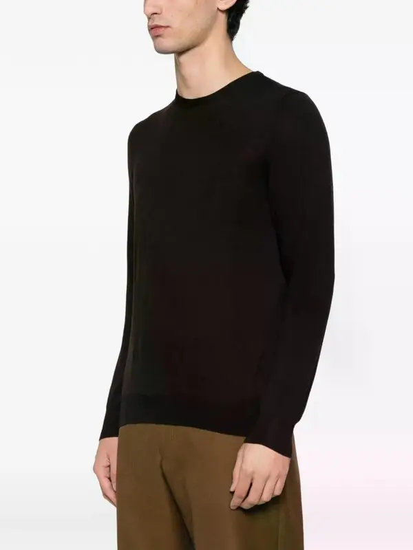 GIUUNO Crew-neck Panelled T-shirt