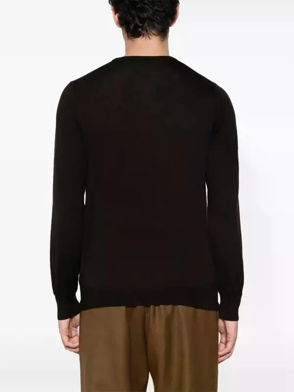 GIUUNO Crew-neck Panelled T-shirt