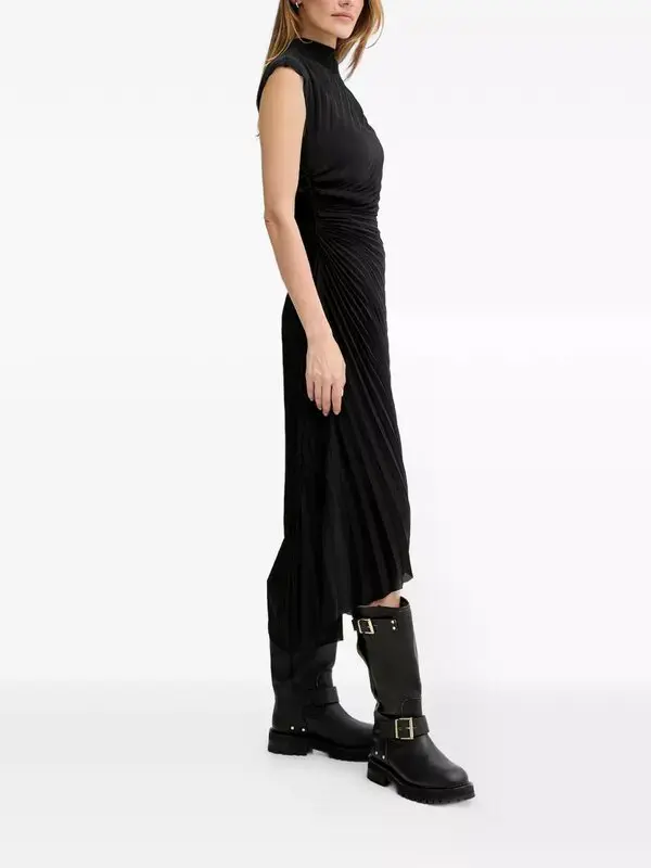 ALLSAINTS Rayanna Asymmetric Midi Dress