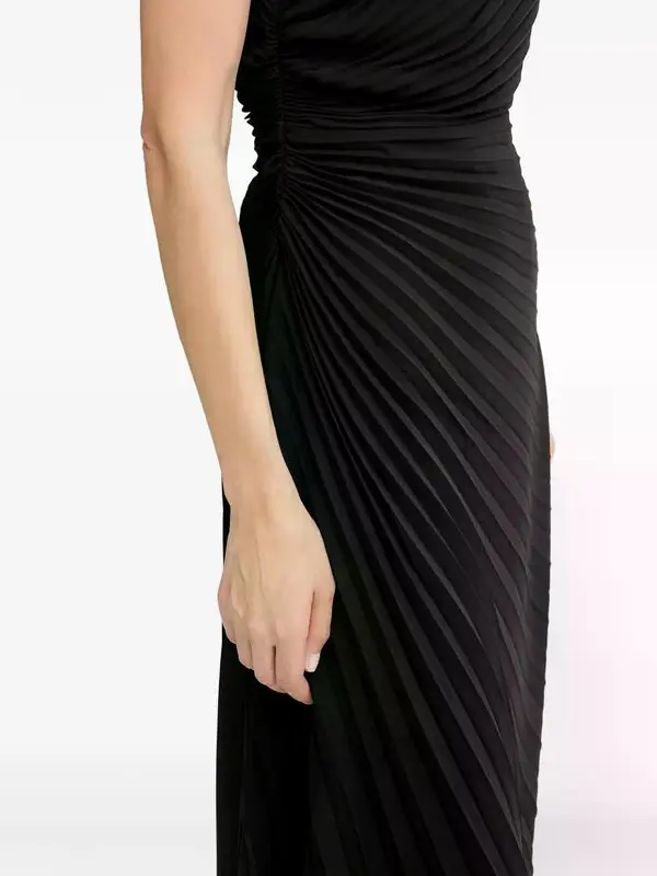 ALLSAINTS Rayanna Asymmetric Midi Dress