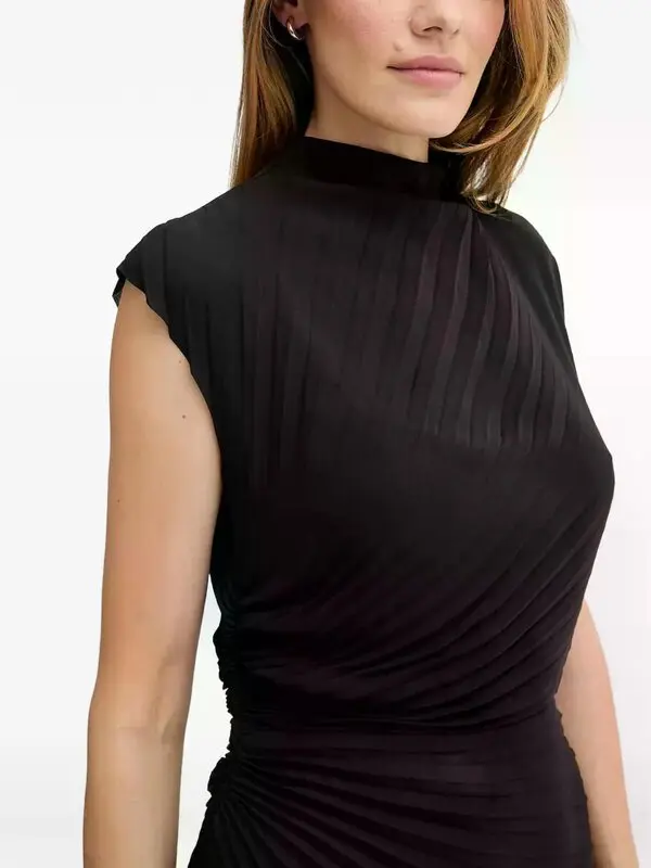 ALLSAINTS Rayanna Asymmetric Midi Dress