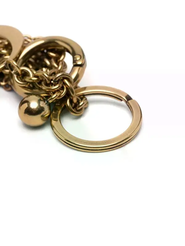 Chloé Logo Keyring Chain - Gold