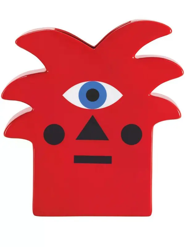 QEEBOO Palm Ceramic Vase - Red
