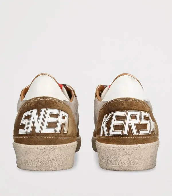 GOLDEN GOOSE Wool And Suede Ball Star Sneakers