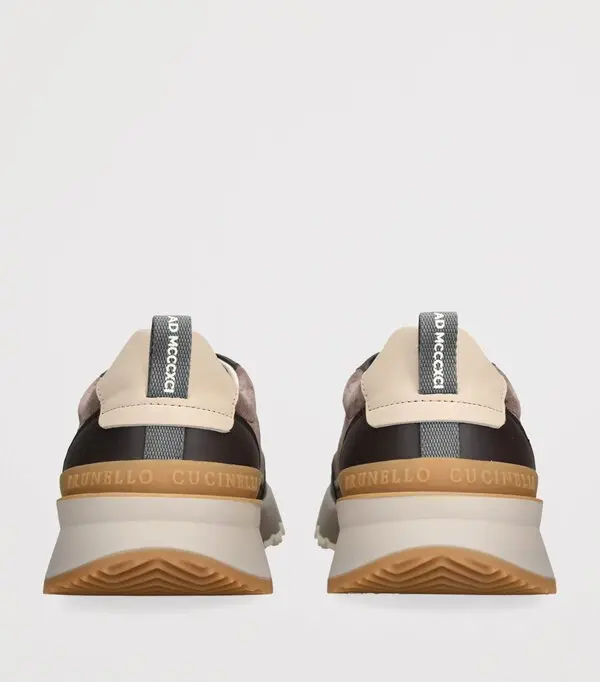 Brunello Cucinelli Leather And Suede Runner 2.0 Sneakers