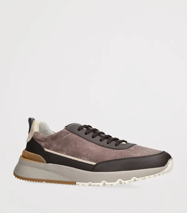 Brunello Cucinelli Leather And Suede Runner 2.0 Sneakers