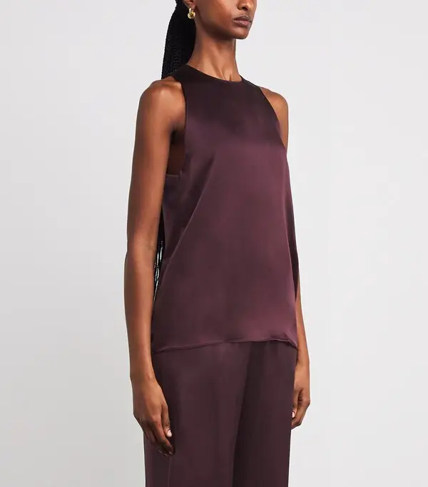 Eleventy Silk Sleeveless Top