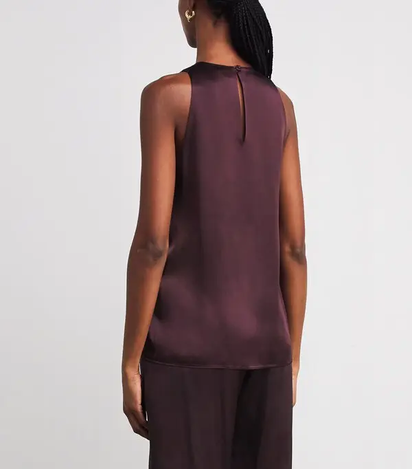 Eleventy Silk Sleeveless Top