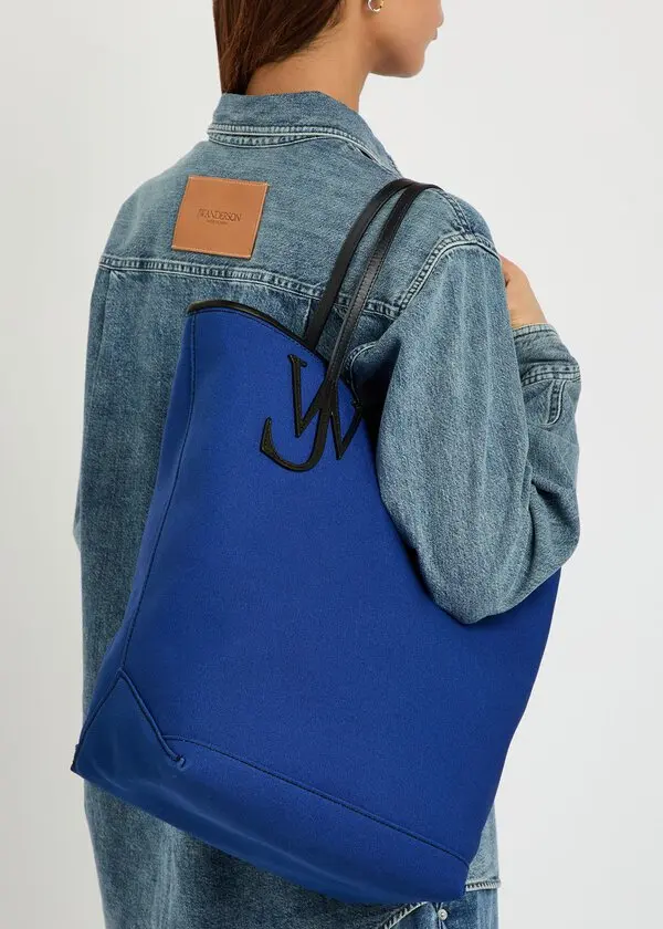 JW Anderson Anchor Canvas Tote Bag - Blue