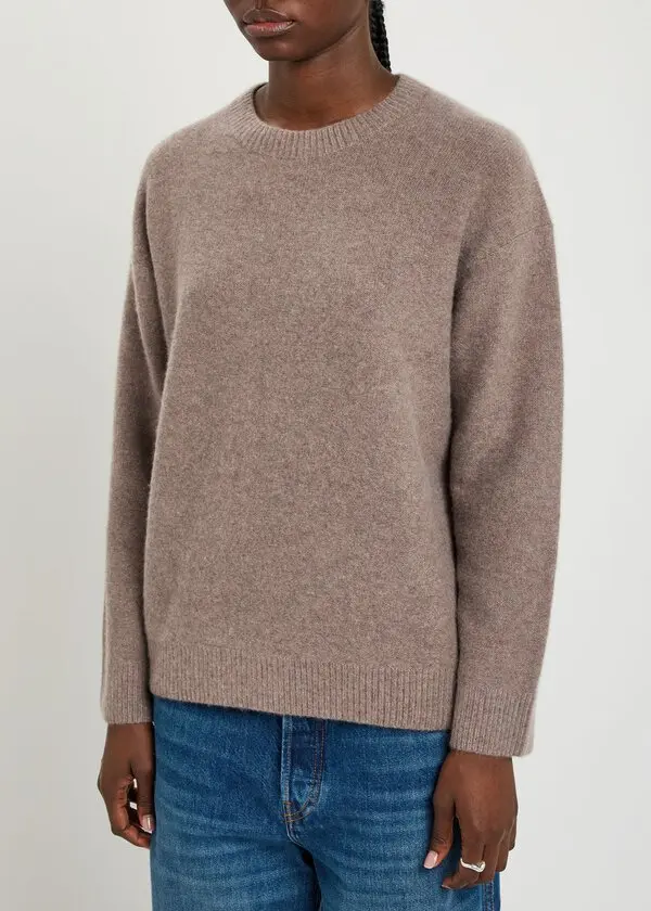 Vince Boiled Cashmere Jumper - Beige