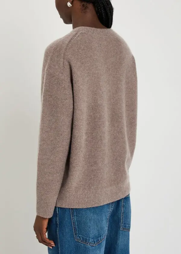 Vince Boiled Cashmere Jumper - Beige