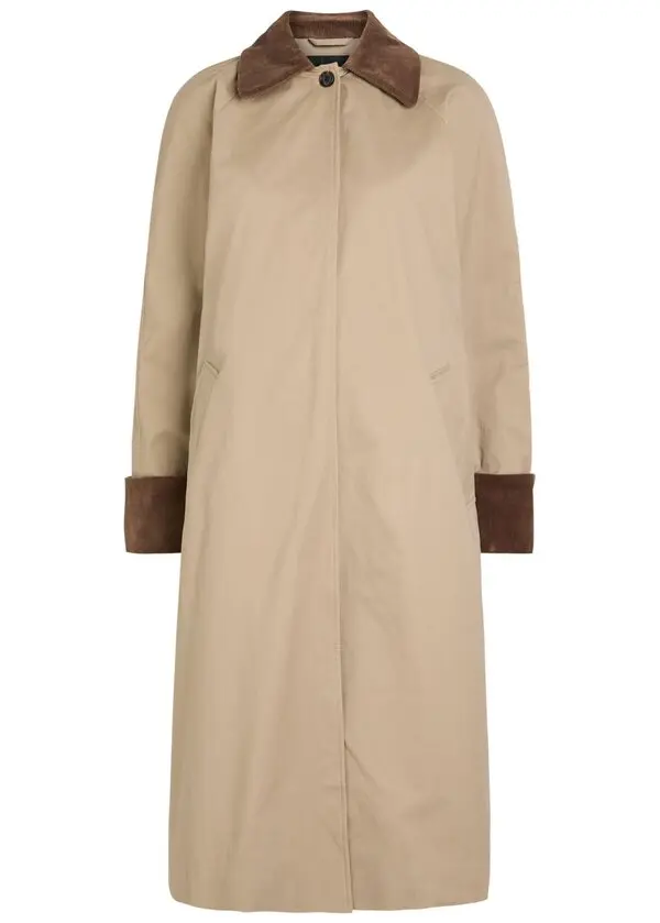 Rails Levy Stretch-cotton Poplin Coat - Khaki