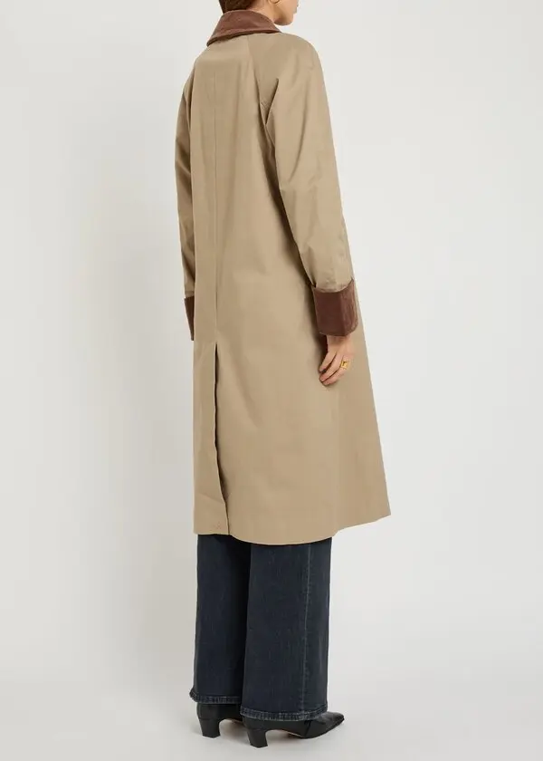 Rails Levy Stretch-cotton Poplin Coat - Khaki