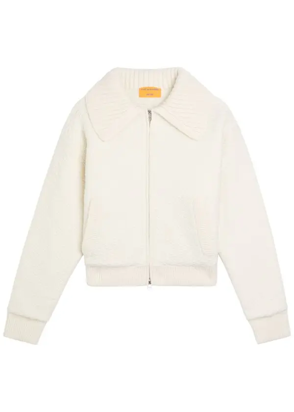 Guest In Residence Cross Country Textured Wool-blend Jacket - Cream