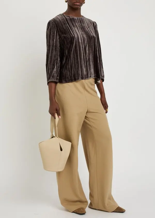 Eileen Fisher Textured Velvet Blouse