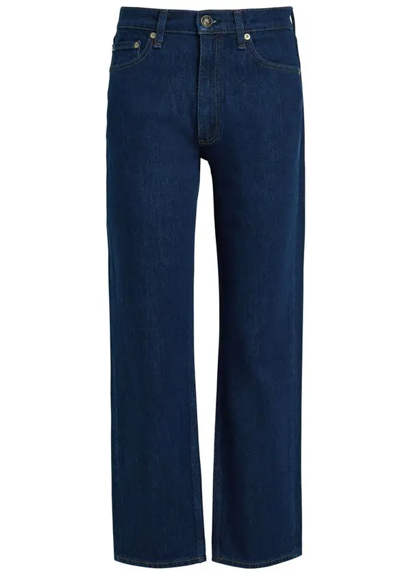 Rag & Bone Harlow Stretch-denim Jeans - Dark Blue