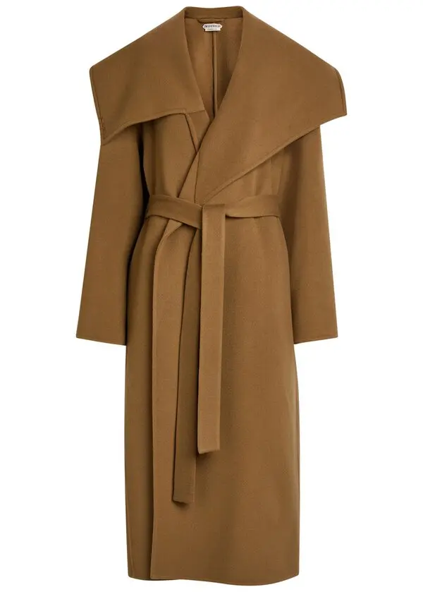 JW Anderson Belted Wool And Cashmere-blend Trench Coat