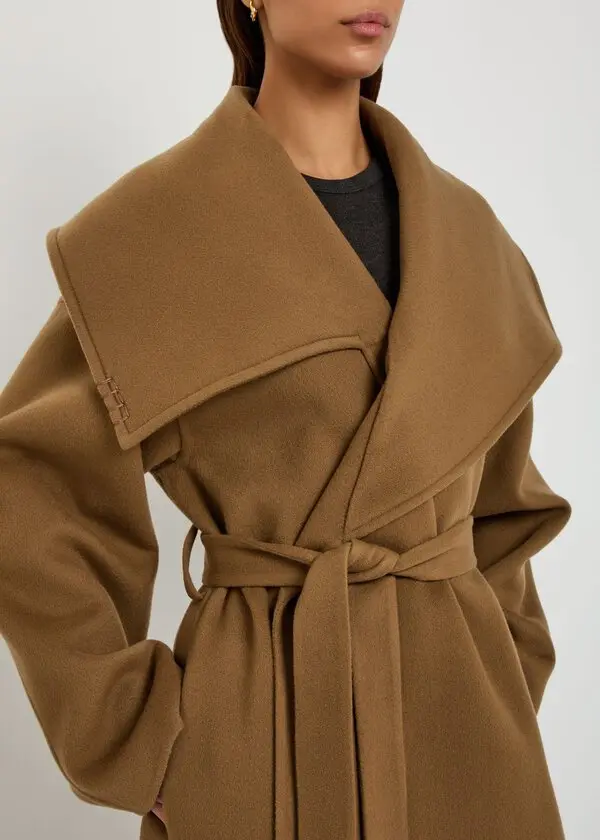 JW Anderson Belted Wool And Cashmere-blend Trench Coat