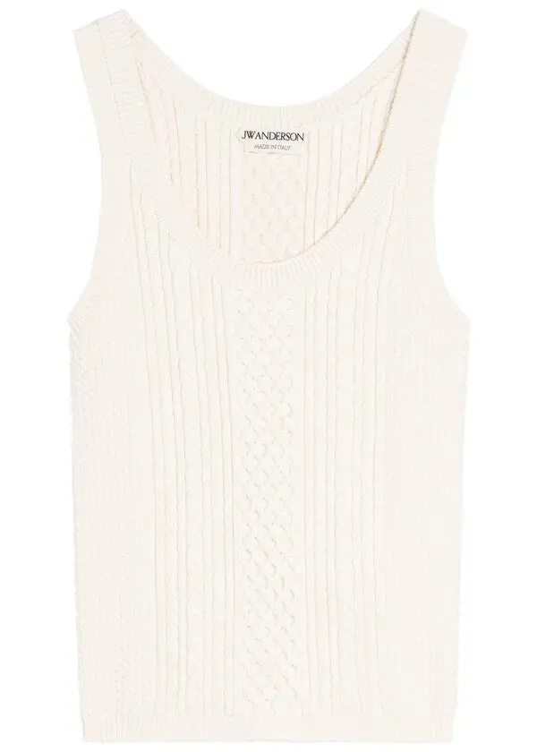 JW Anderson Cable Knit Tank Top