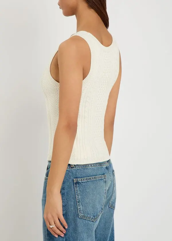 JW Anderson Cable Knit Tank Top