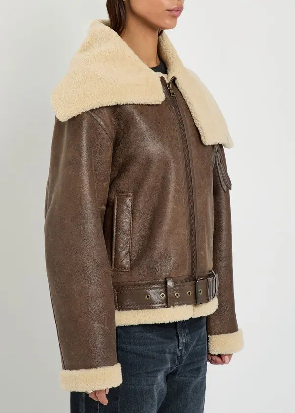 JW Anderson Shearling And Leather Jacket