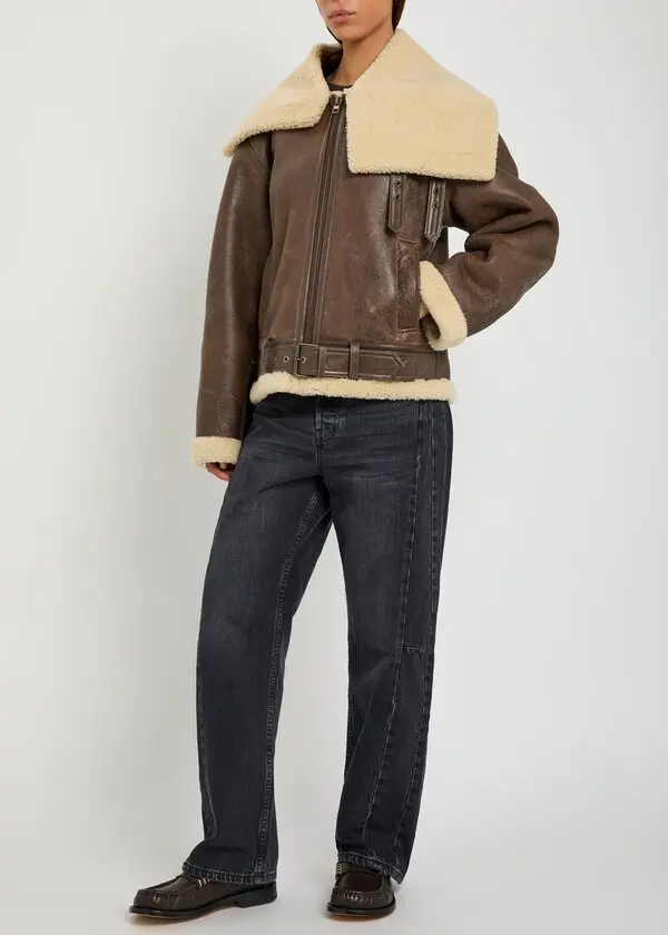 JW Anderson Shearling And Leather Jacket