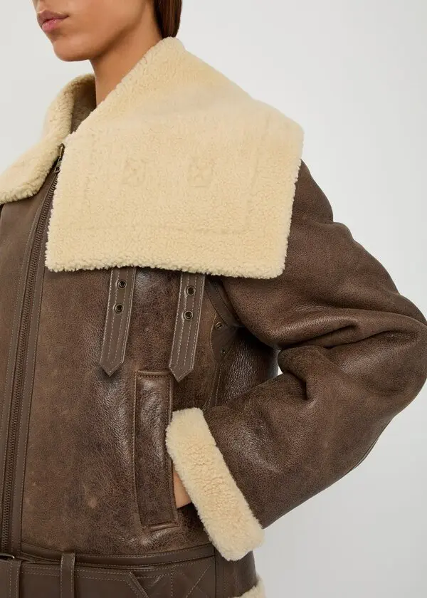 JW Anderson Shearling And Leather Jacket