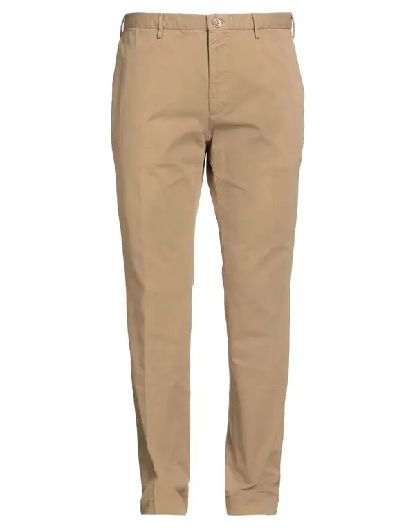 Incotex Sand Cotton Blend Chino Trousers - Beige