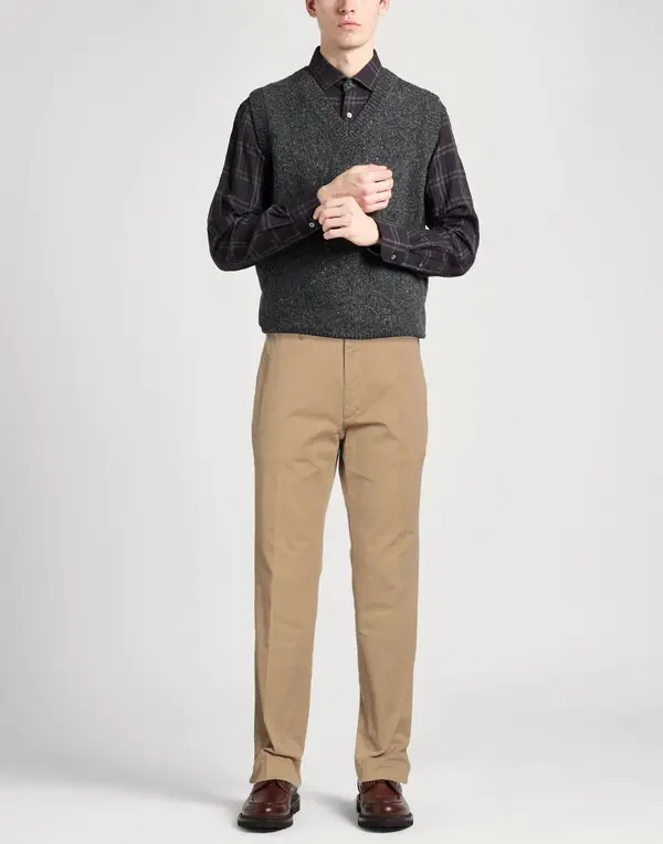 Incotex Sand Cotton Blend Chino Trousers - Beige