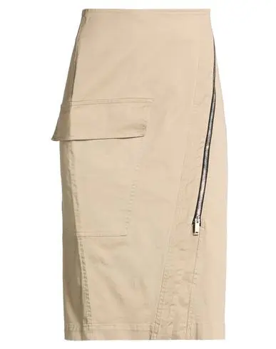 8PM Gabardine Pencil Midi Skirt - Beige